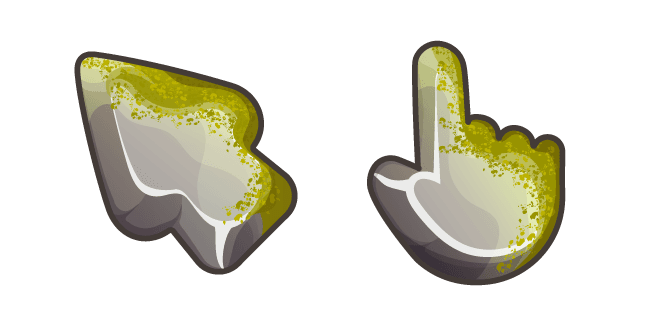 Custom Cursor Pack: Materials Rock with Moss - Cursor Helper